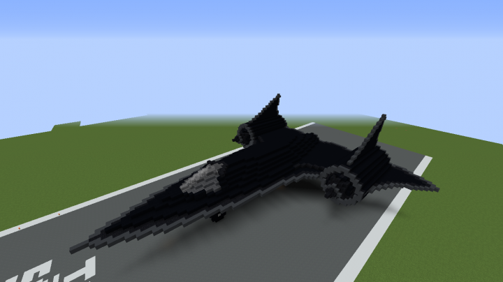 SR-71 (BlackBird) Minecraft Map