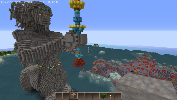 Funtazer's Centaur & Horse Sculpture Minecraft Map