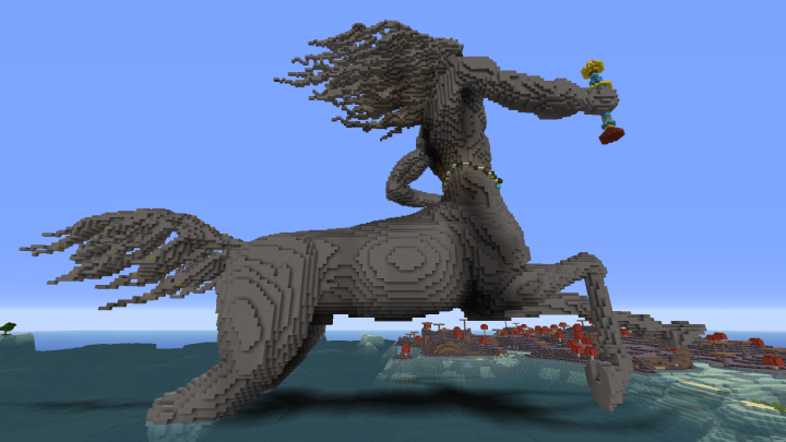 Funtazer's Centaur & Horse Sculpture Minecraft Map