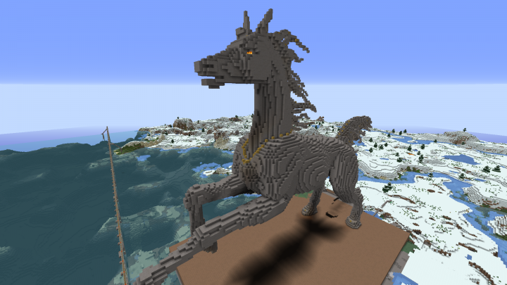 Funtazer's Centaur & Horse Sculpture Minecraft Map