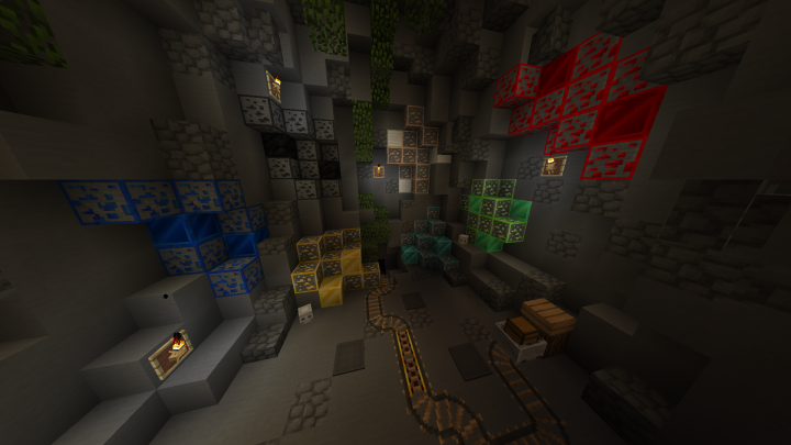 Purple Blue RUSH Minecraft Texture Pack