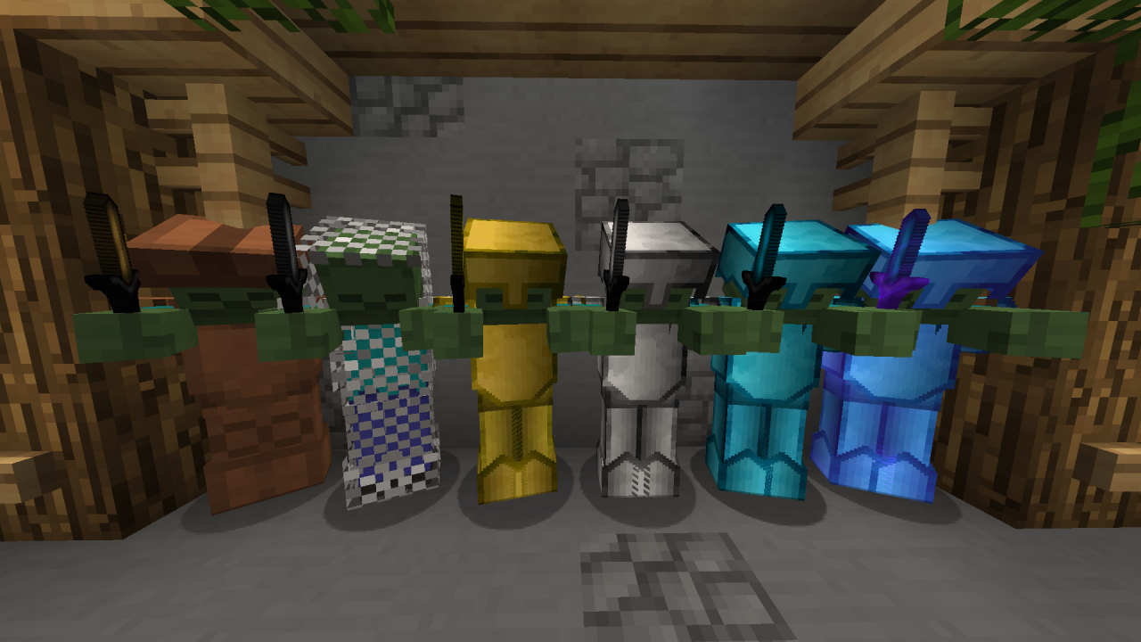 Purple Blue RUSH Minecraft Texture Pack