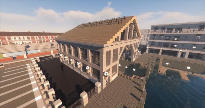 Hangar à bateaux (Boat shed) Minecraft Map