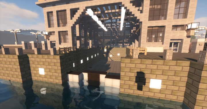 Hangar à bateaux (Boat shed) Minecraft Map
