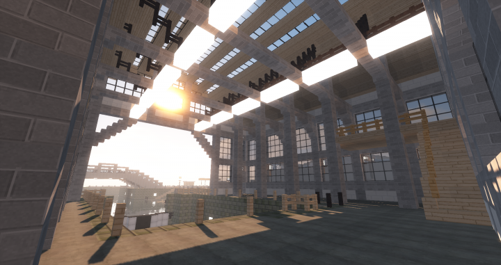 Hangar à bateaux (Boat shed) Minecraft Map