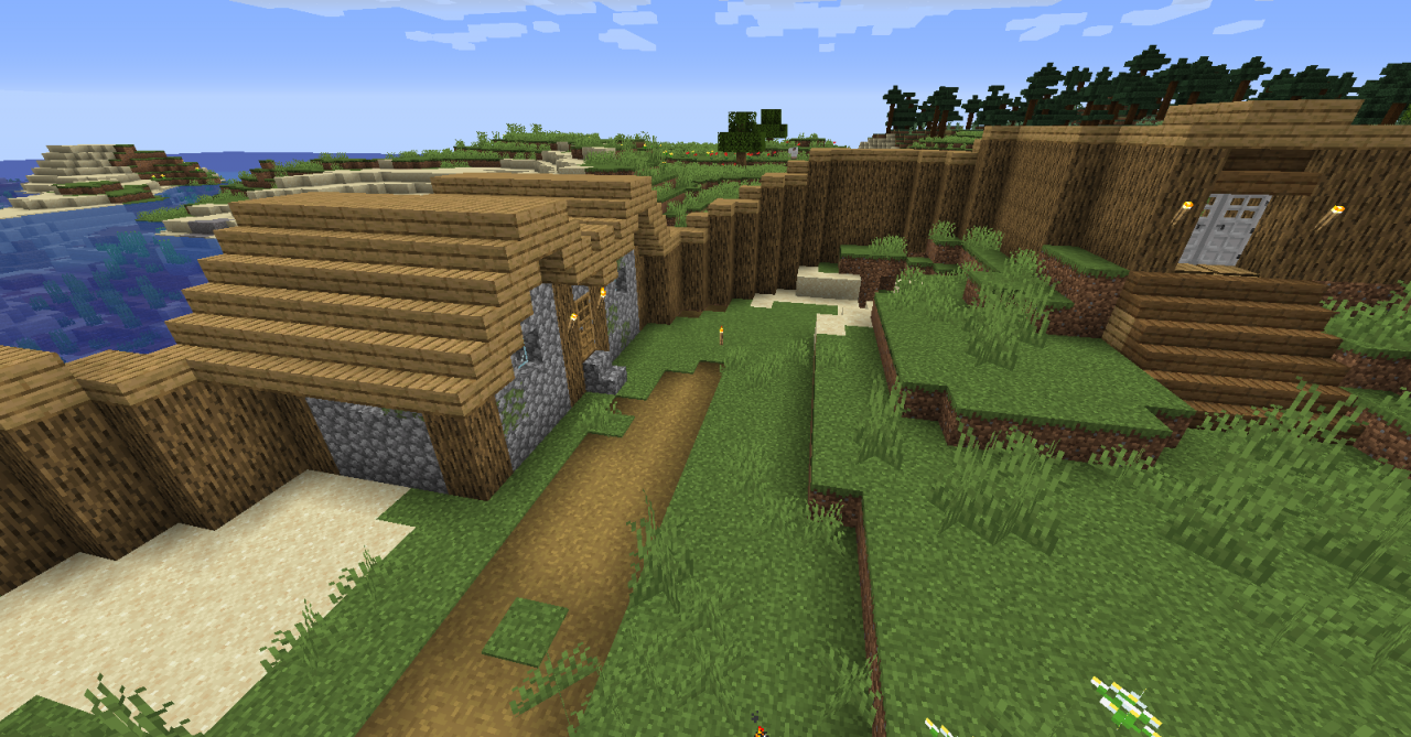 Village survival world Minecraft Map