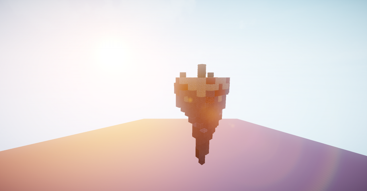 [PorkCraft skyblock] Desert island Minecraft Map