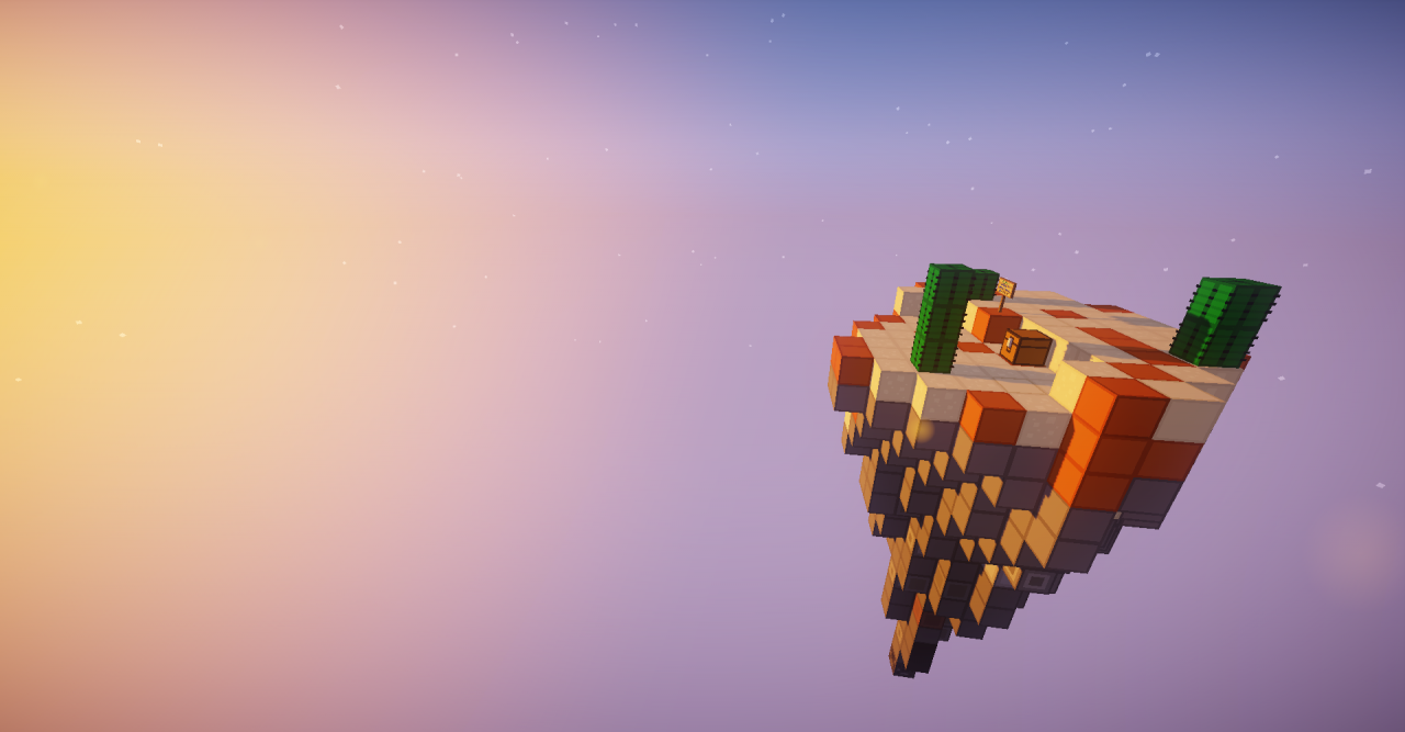 [PorkCraft skyblock] Desert island Minecraft Map