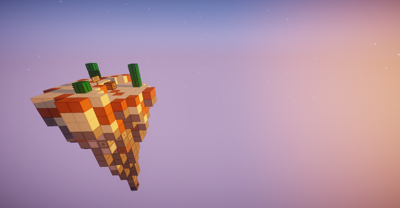 [PorkCraft skyblock] Desert island Minecraft Map