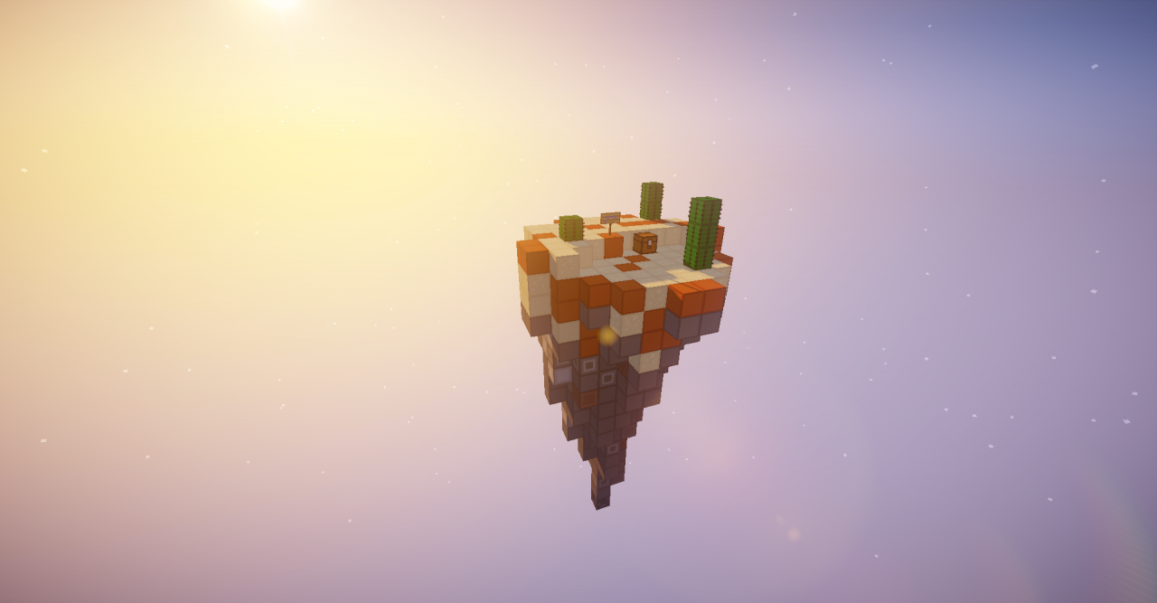 [PorkCraft skyblock] Desert island Minecraft Map