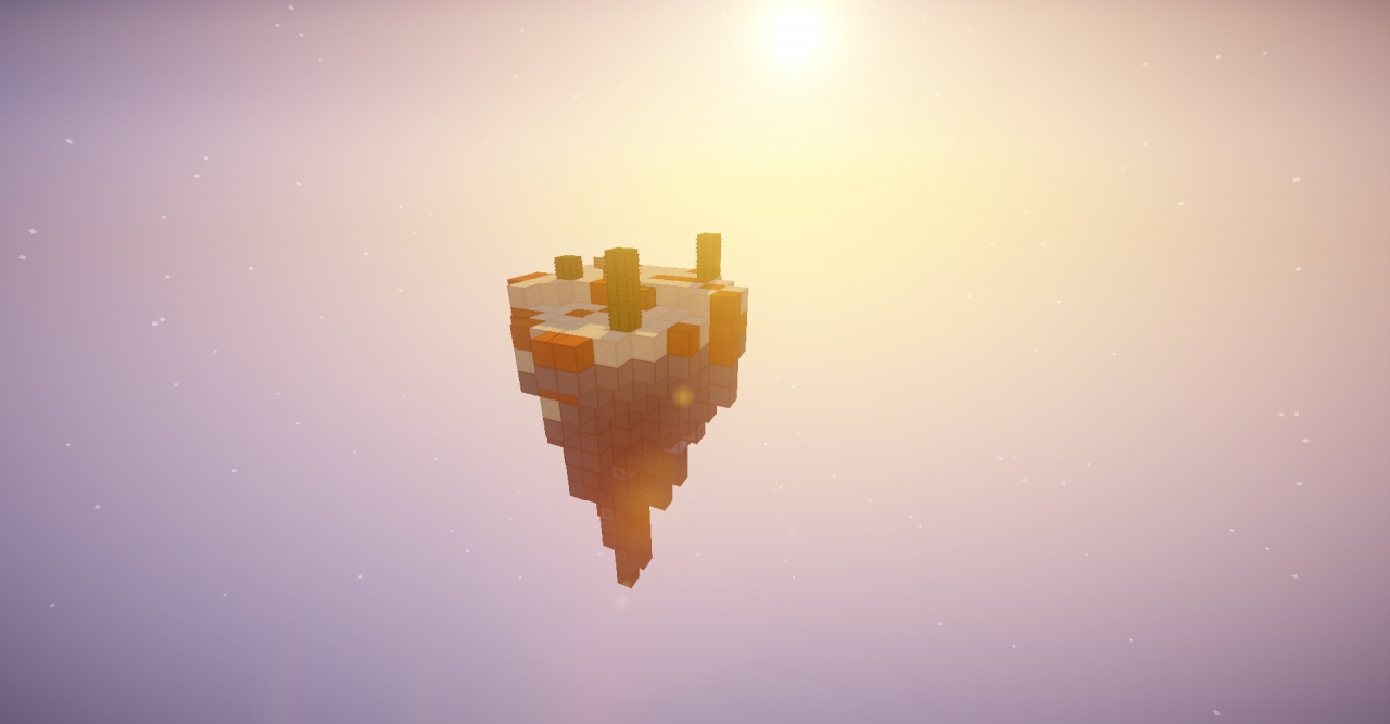 [PorkCraft skyblock] Desert island Minecraft Map