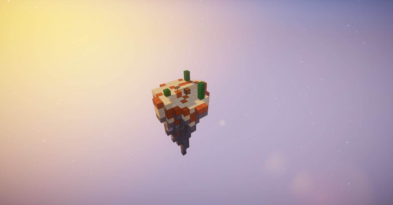 [PorkCraft skyblock] Desert island Minecraft Map
