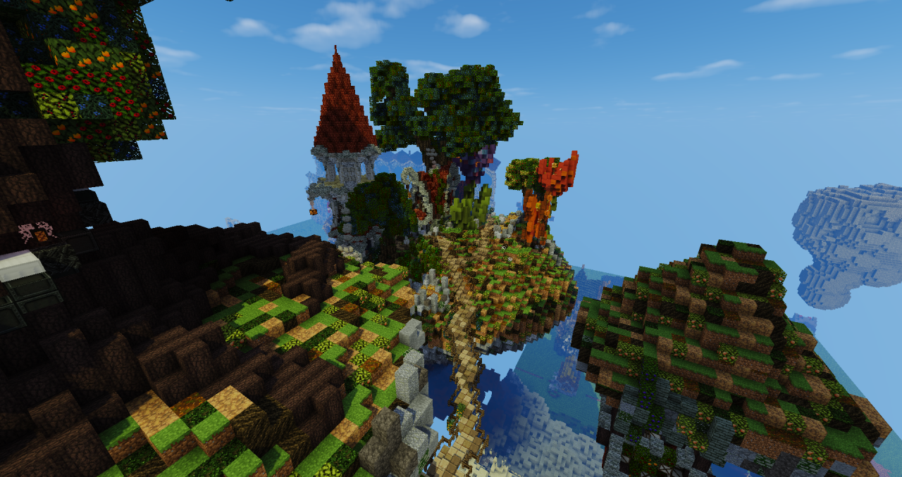 Eyrie Tor - Elven village above the sea Minecraft Map