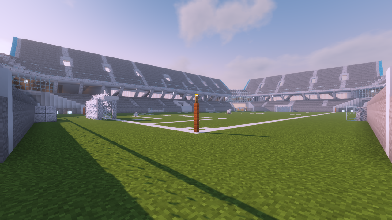 Modern football stadium Minecraft Map