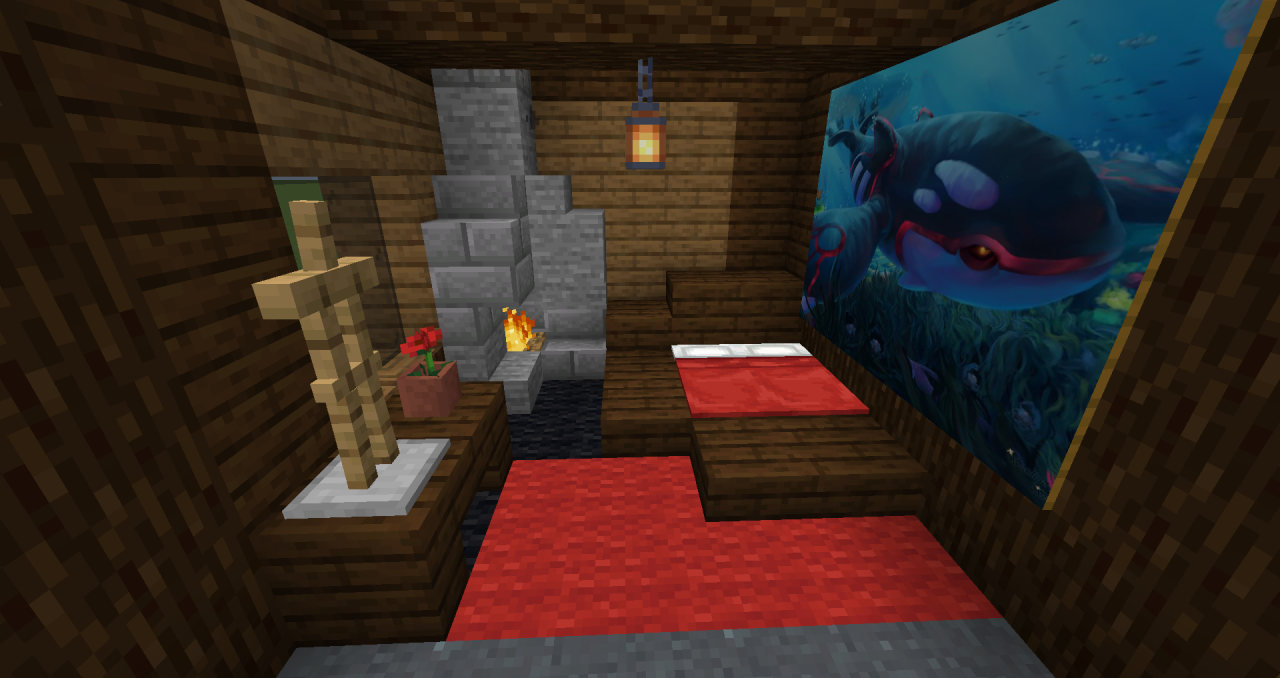 Bedroom 5x5 + Tutorial Minecraft Map