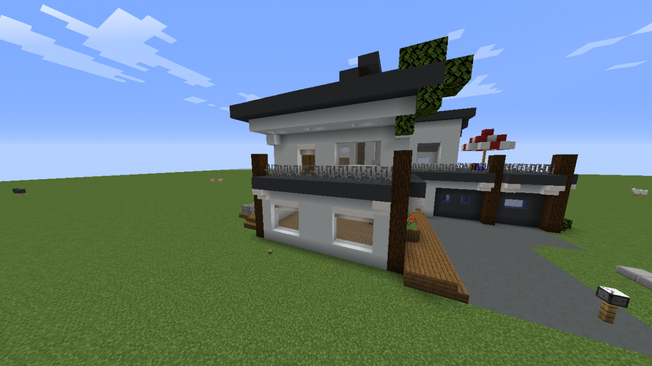 Large Modern House Minecraft Map