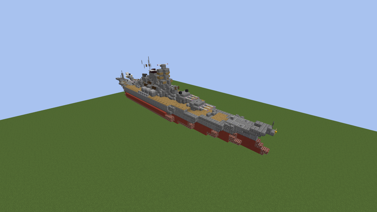 1/5 Scale Yamato Minecraft Map