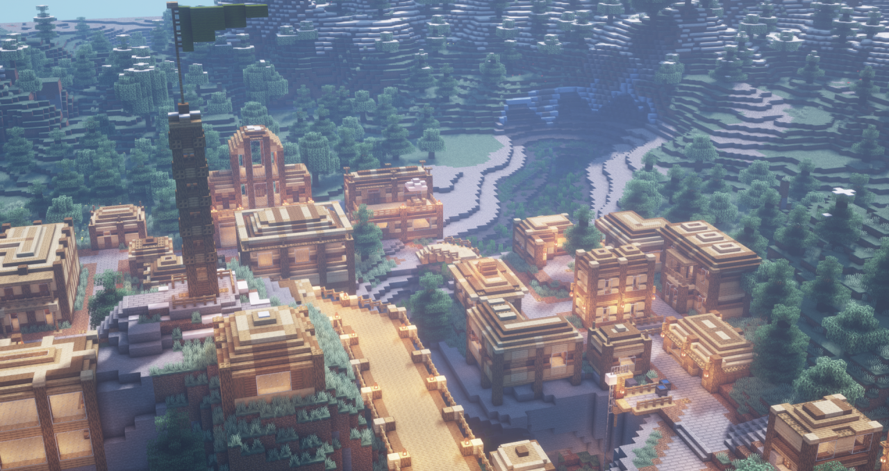 Mountain Village - Five Year Anniversary Minecraft Map