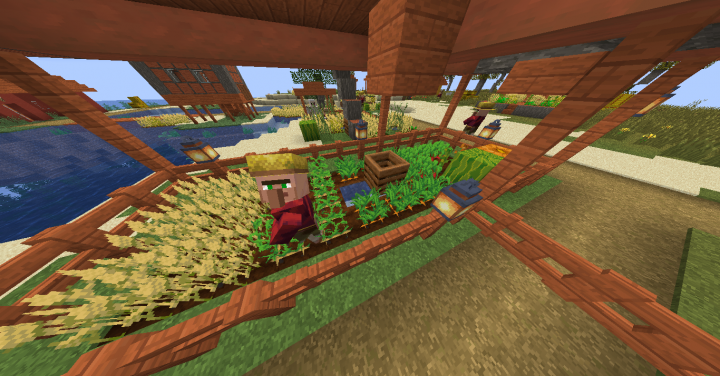 Acacia tree starter house 1.14.x Minecraft Map