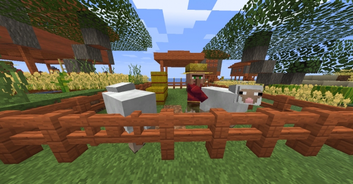 Acacia tree starter house 1.14.x Minecraft Map