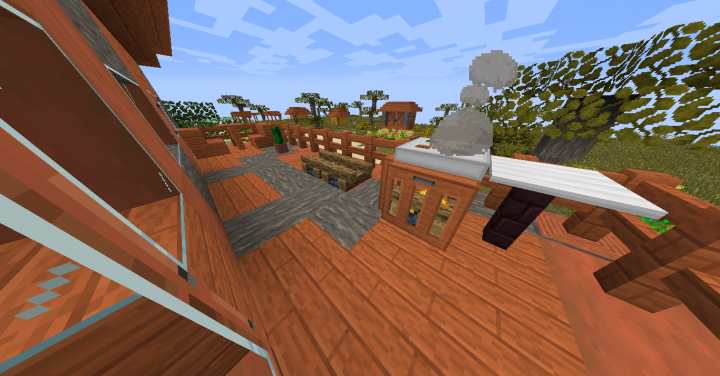 Acacia tree starter house 1.14.x Minecraft Map