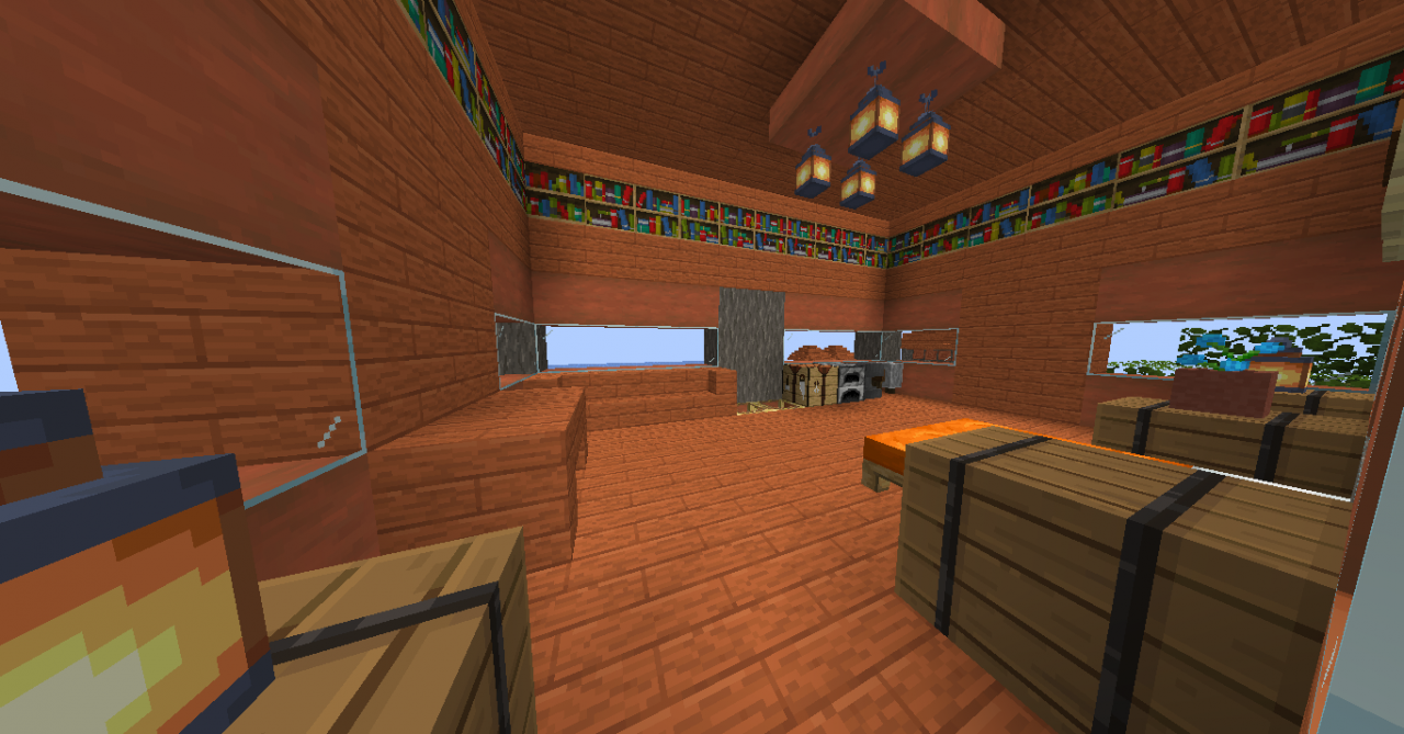 Acacia tree starter house 1.14.x Minecraft Map