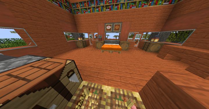 Acacia tree starter house 1.14.x Minecraft Map