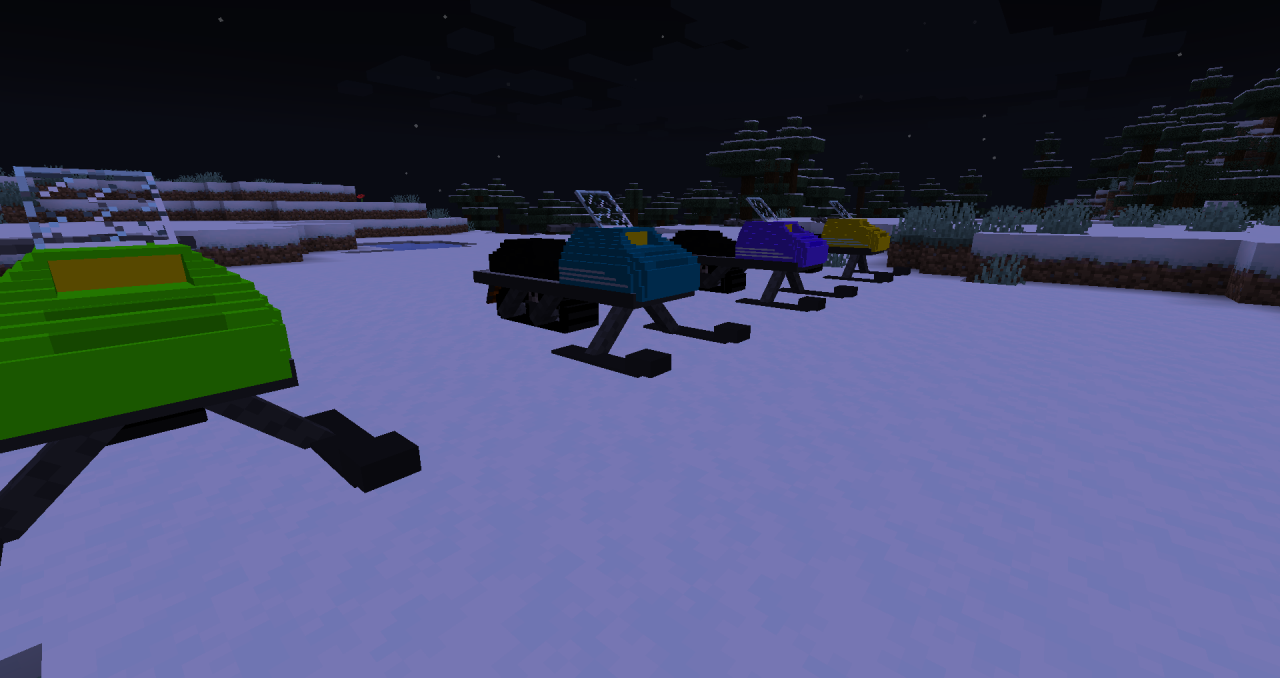 Snowmobiles Datapack for Minecraft Minecraft Data Pack