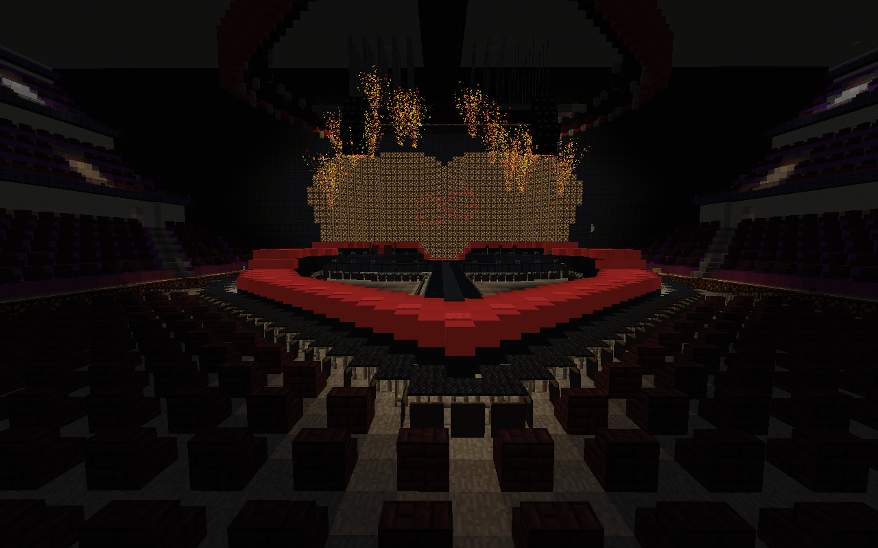P!nk's Beautiful Trauma World Tour Stage! (Redstone Working) Minecraft Map