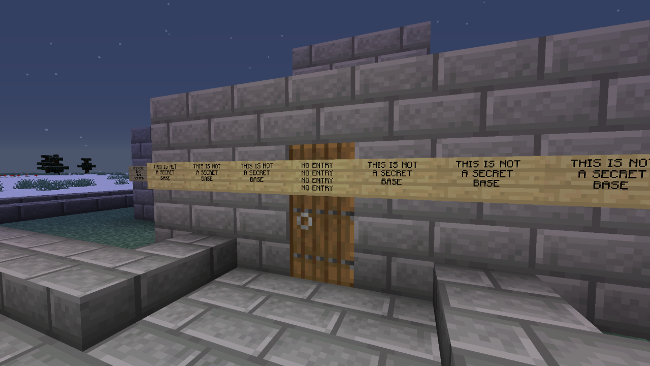 DEFINITELY NOT A SECRET BASE Minecraft Map