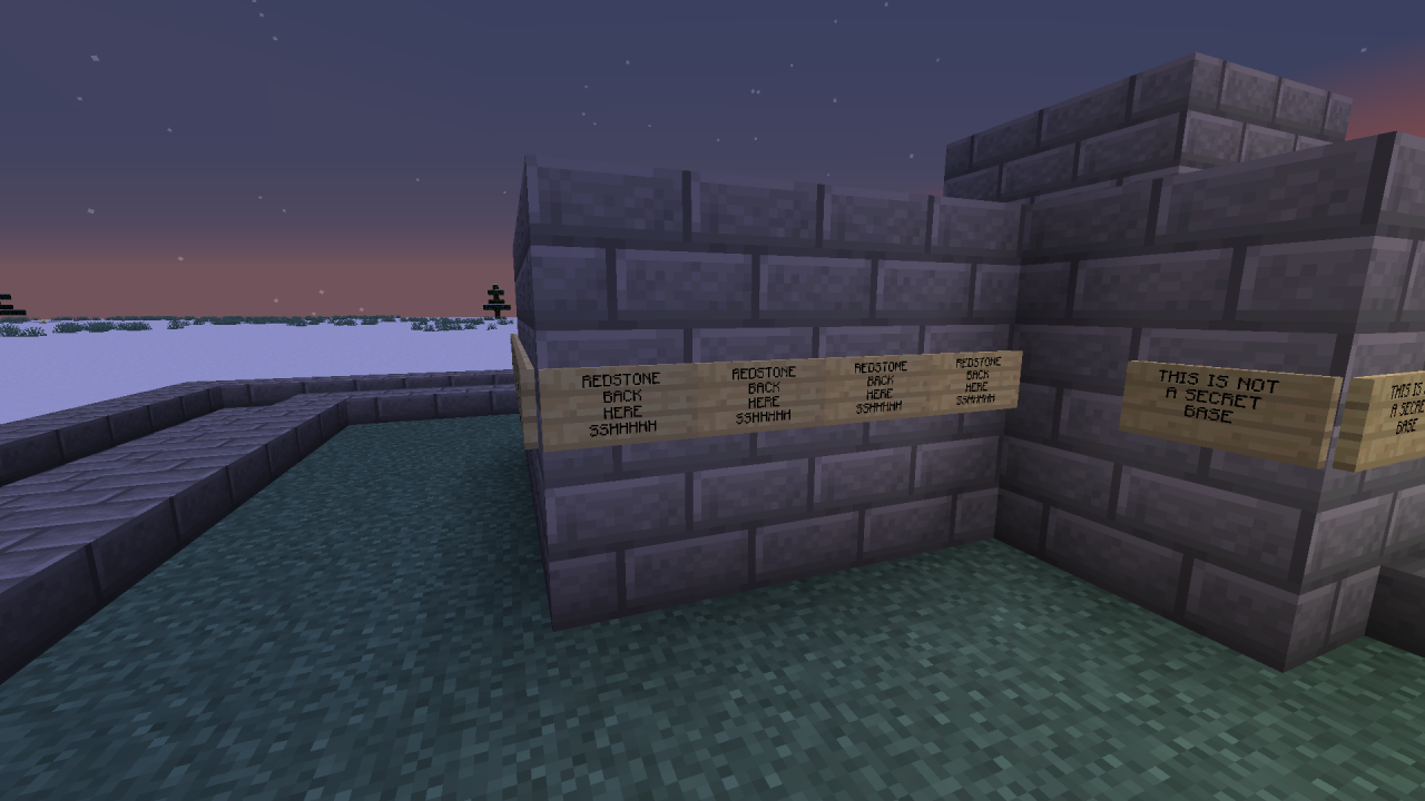 DEFINITELY NOT A SECRET BASE Minecraft Map