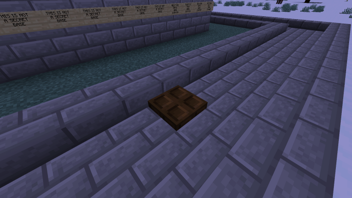 DEFINITELY NOT A SECRET BASE Minecraft Map