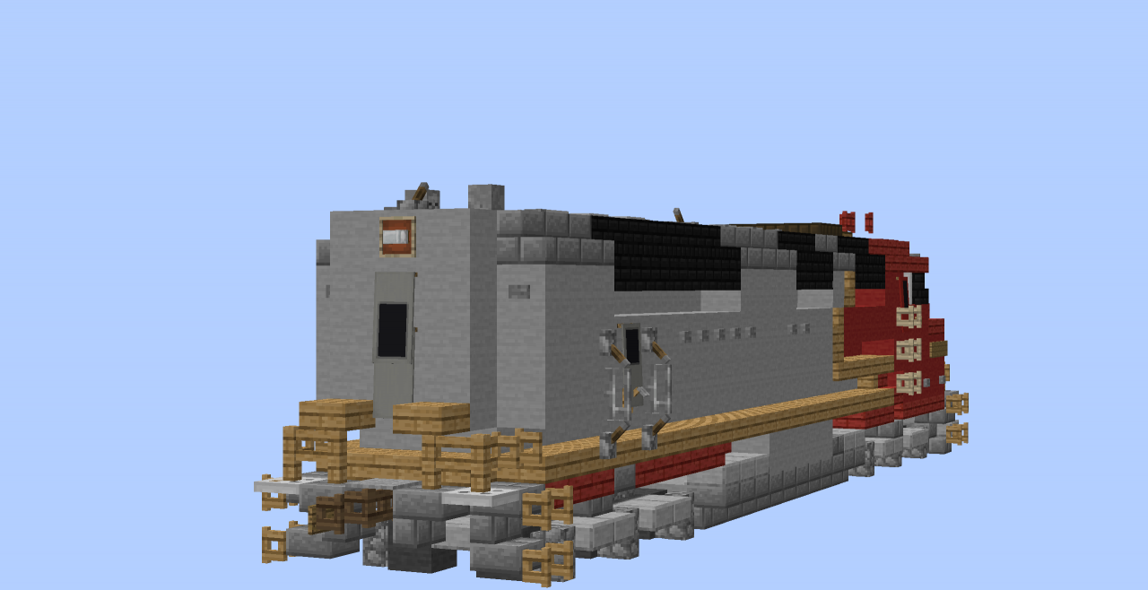 [1.5:1 Scale] EMD FP45 (Santa Fe #108) Minecraft Map