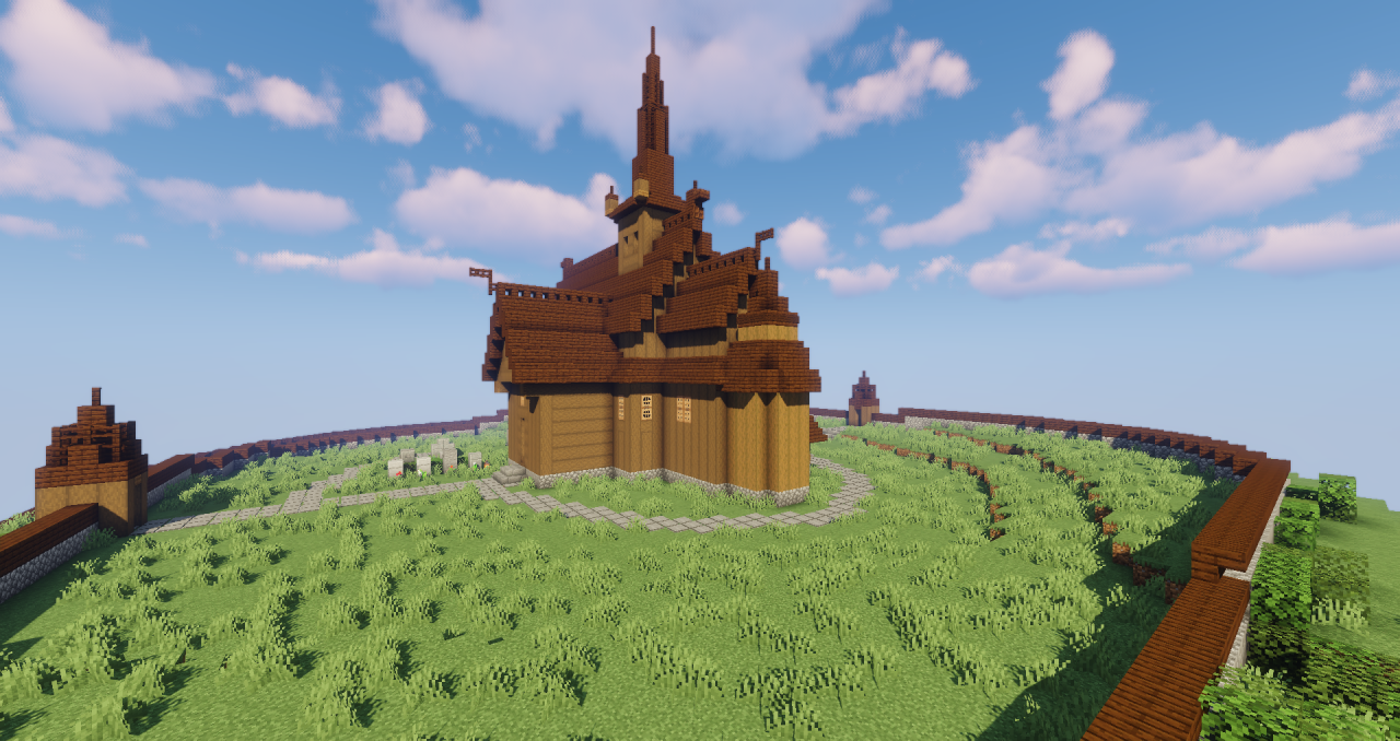 Lom Stave Church - Norway Minecraft Map