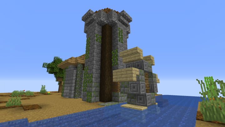 Medieval Water Mill Minecraft Map