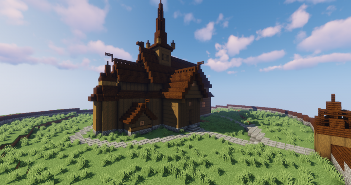 Lom Stave Church - Norway Minecraft Map