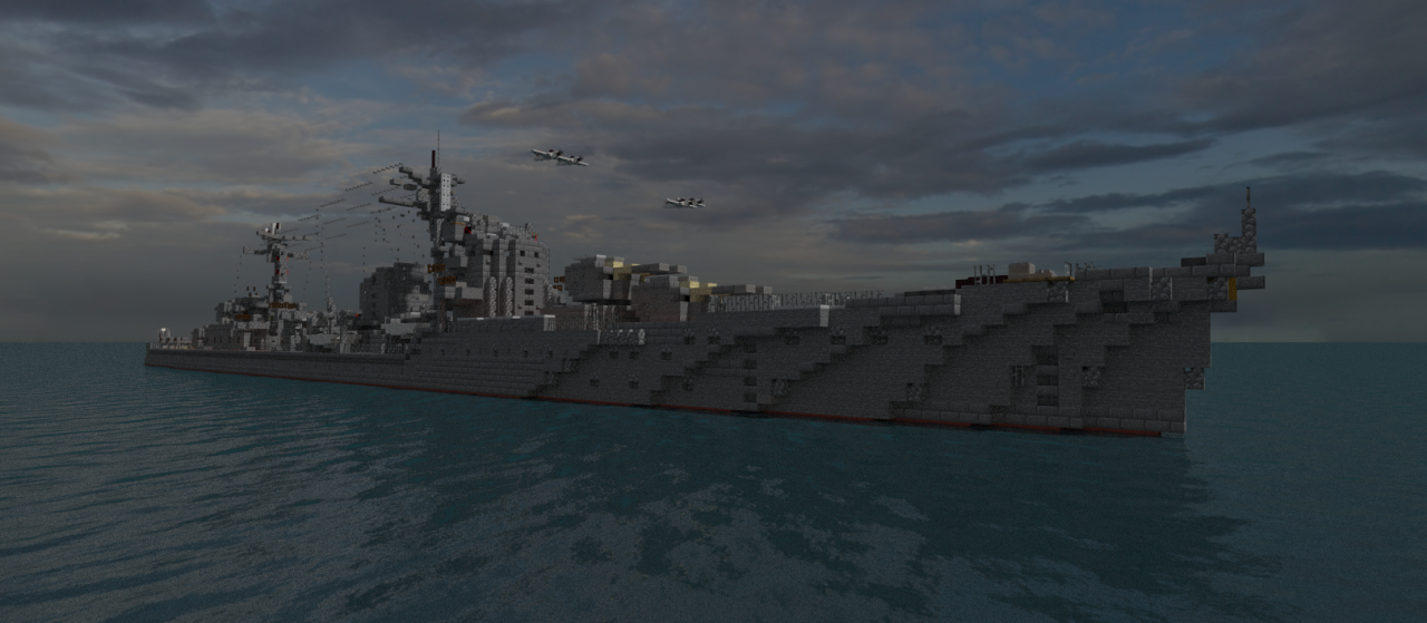 Akizuki-class destroyer (1942) Minecraft Map