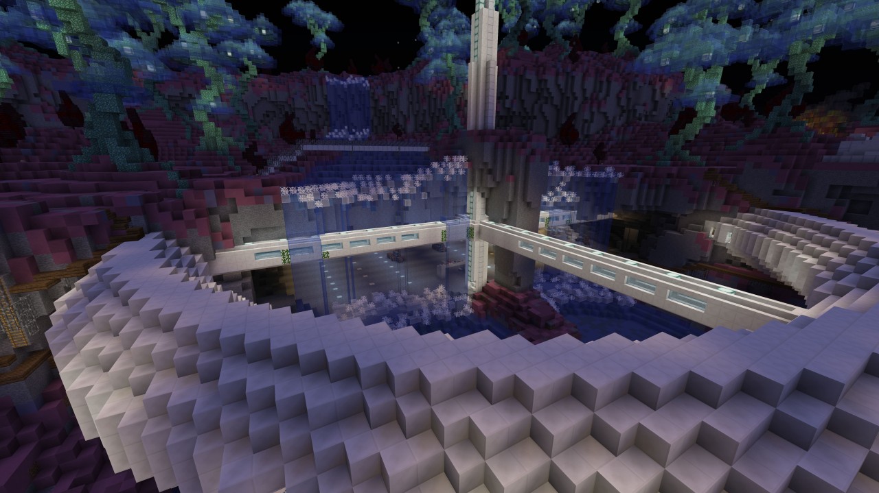 Alien planetary base Minecraft Map