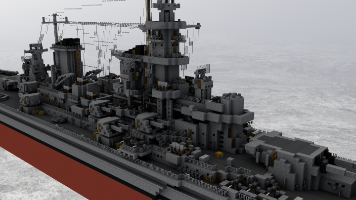 USS Georgia 1:1 (WOWS) Minecraft Map