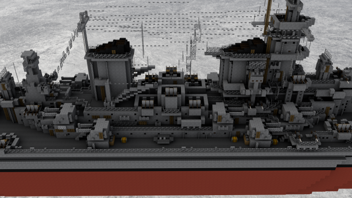 USS Georgia 1:1 (WOWS) Minecraft Map