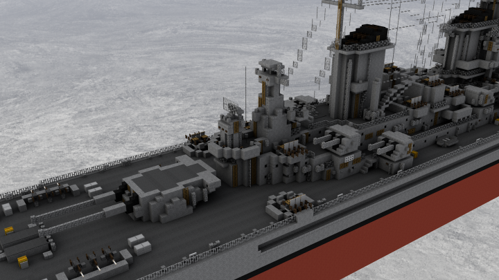 USS Georgia 1:1 (WOWS) Minecraft Map