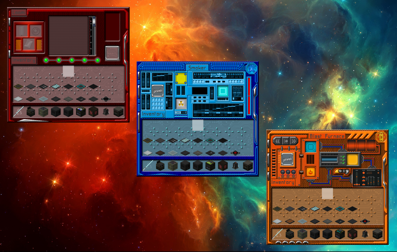 Norzeteus SPACE - UI MCvers. 1.20.4 Minecraft Texture Pack