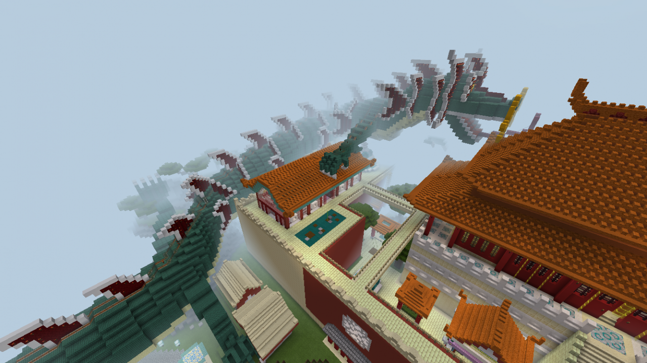 Asian Roofs Minecraft Map