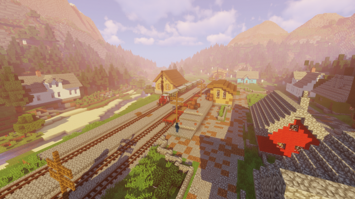 Rails of War: Narrow Gauge Map. New version 20.10.19 Minecraft Map
