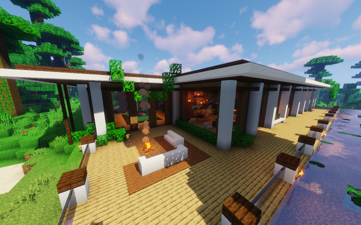 Tropical Modern House | "Lani" (1.14+) Minecraft Map