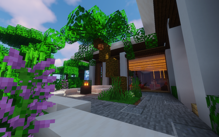 Tropical Modern House | "Lani" (1.14+) Minecraft Map