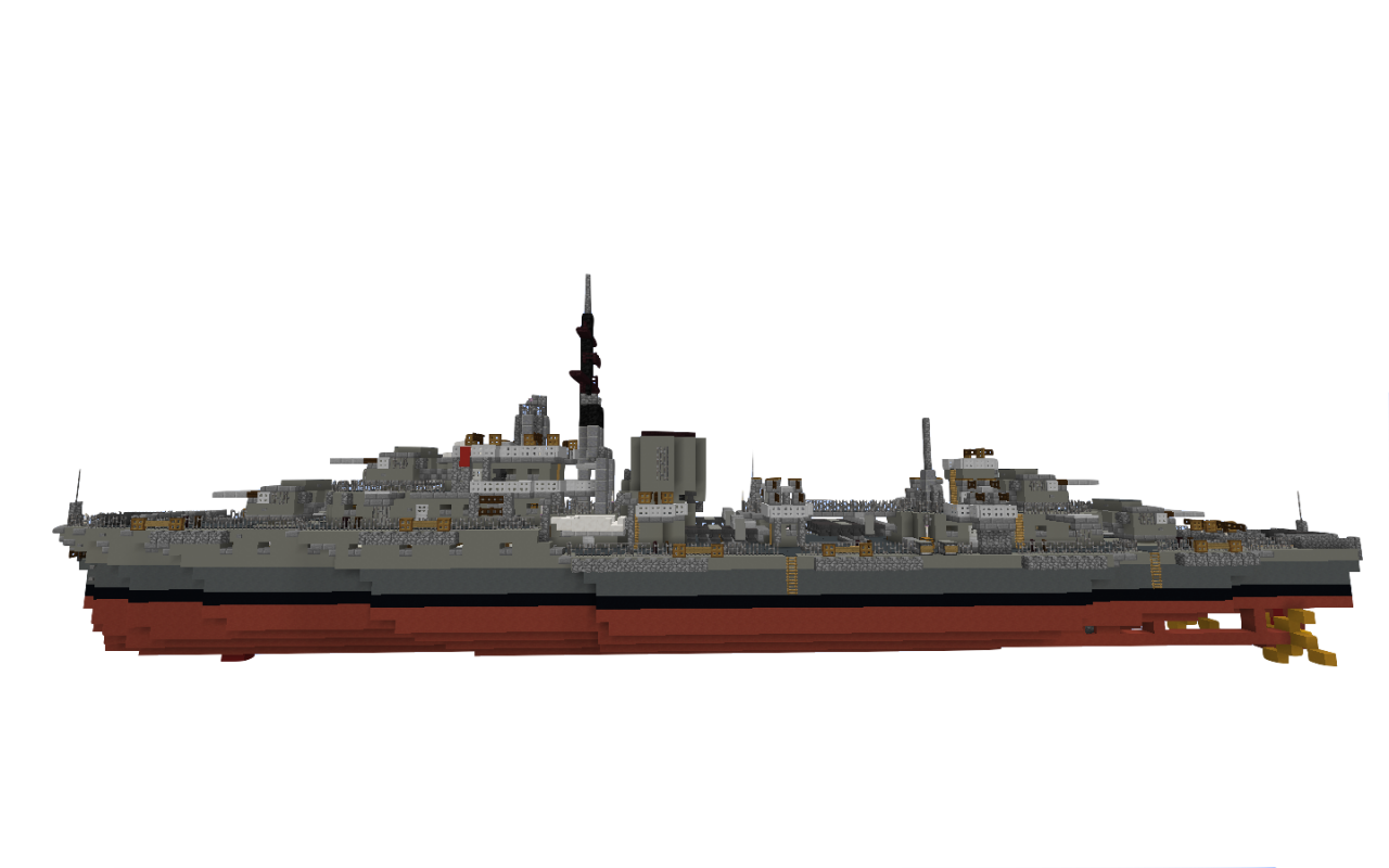 HMS Acasta | FULL INTERIOR Original WW2 British Destroyer Minecraft Map