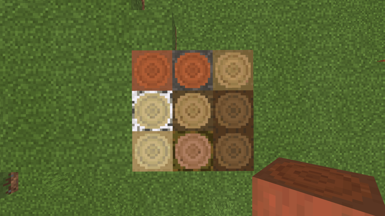 Rounded Log Tops Minecraft Texture Pack
