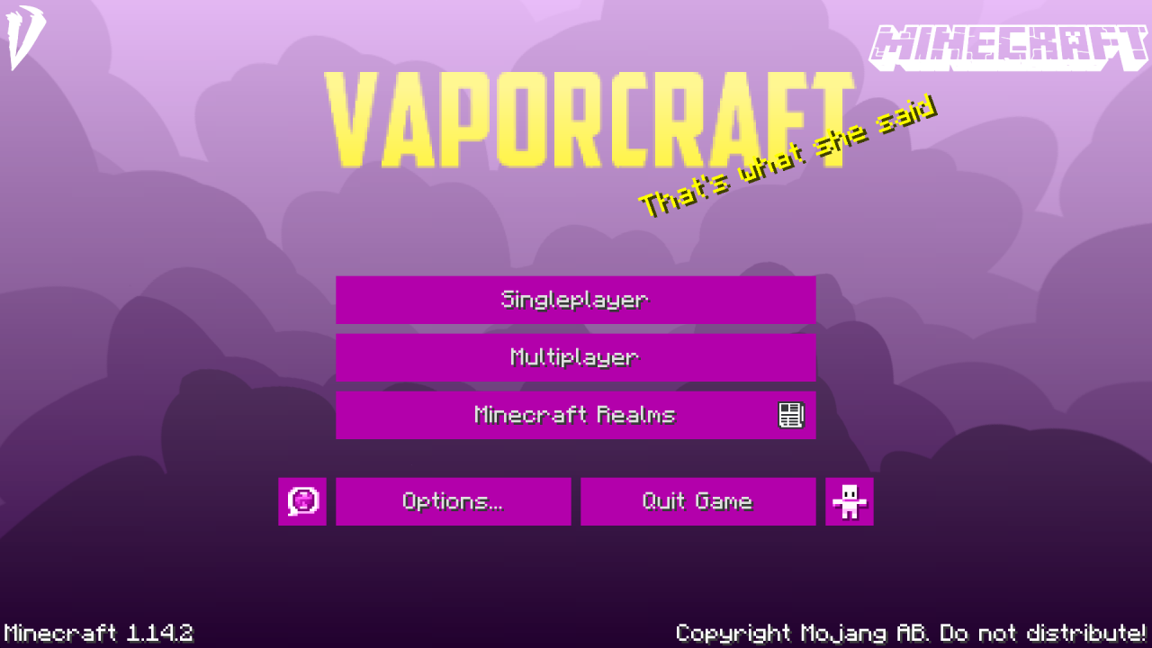 Vaporcraft Minecraft Texture Pack