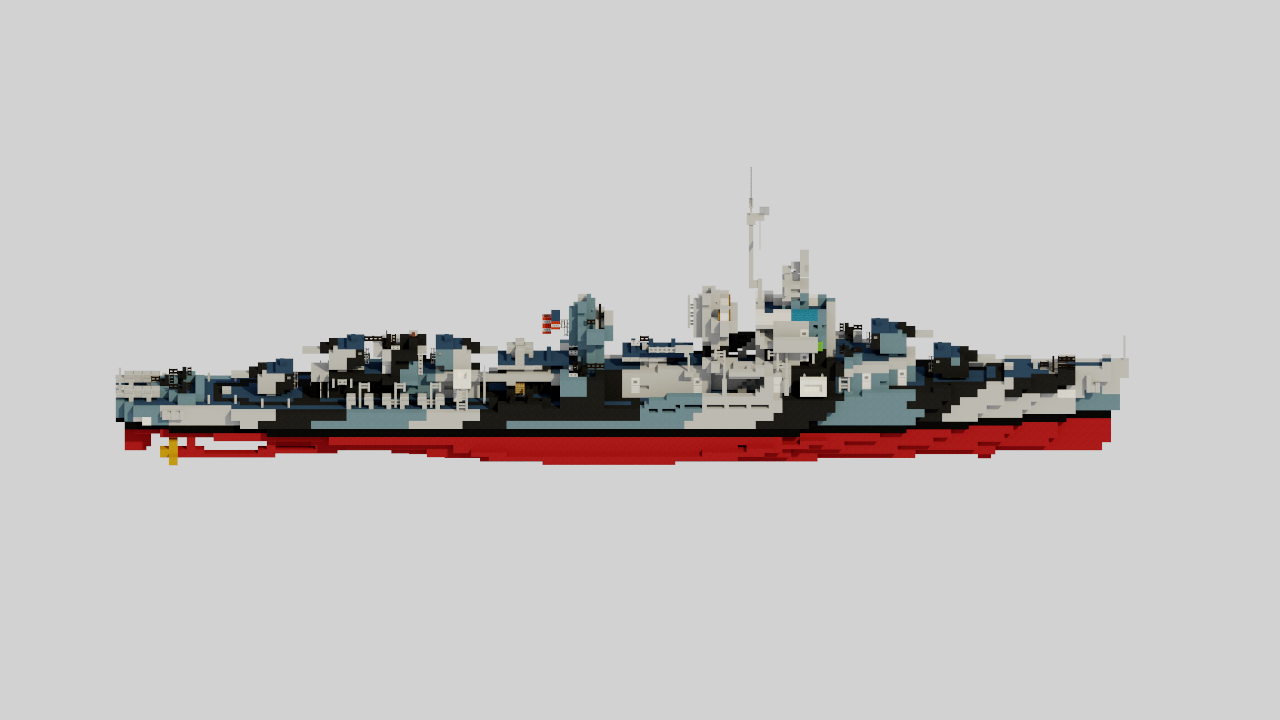Fletcher class Destroyer (DD-445 and DD-507) Minecraft Map